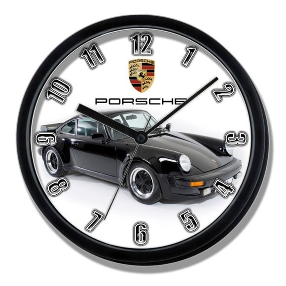 Clock | Wall Decor | 98 Porsche 930 911 Turbo Black Clock New | Poshmark
